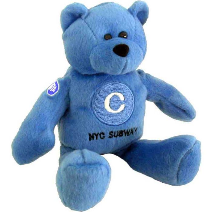 NYC Subway #C Train Teddy Bear