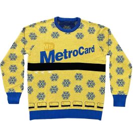 Adult MTA MetroCard Ugly Sweater