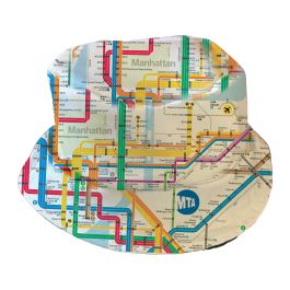 NYC Subway Diagram Map Baby Bucket Hat