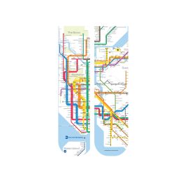NYC Subway Diagram Map Socks