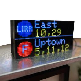 Large NYC Subway LED Countdown Clock